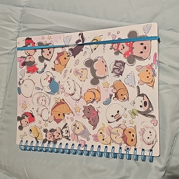 Disney | Office | Disney Sketch Tsum Tsum Spiral Notebook With Band ...